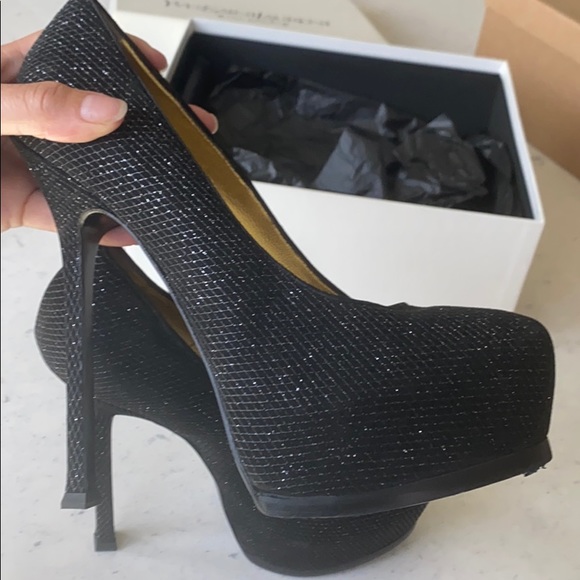 Yves Saint Laurent | Shoes | Ysl Sparkle Platform Pump | Poshmark